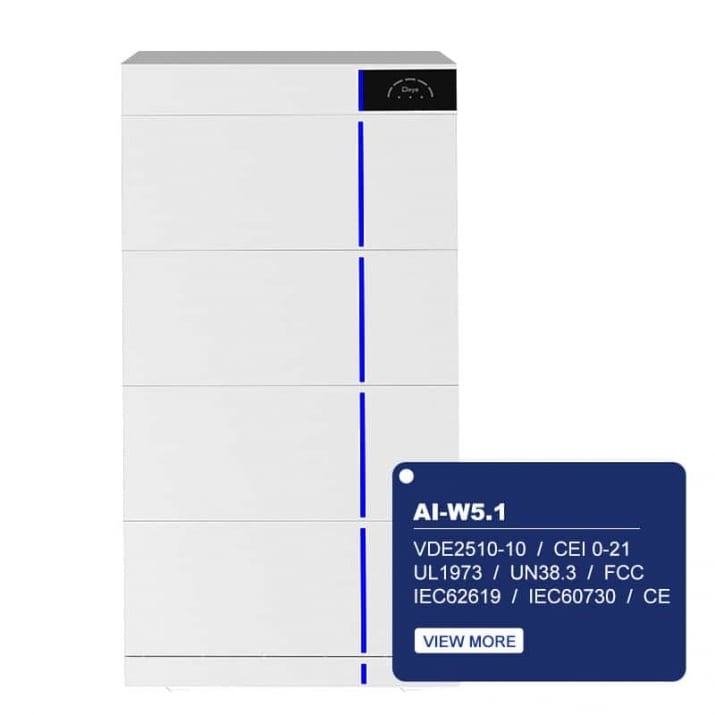 Нисковолтова батерия Deye AI-W5.1 (LV/LFP/ 51.2V/100A) - 5.12 kWh | SHC systems